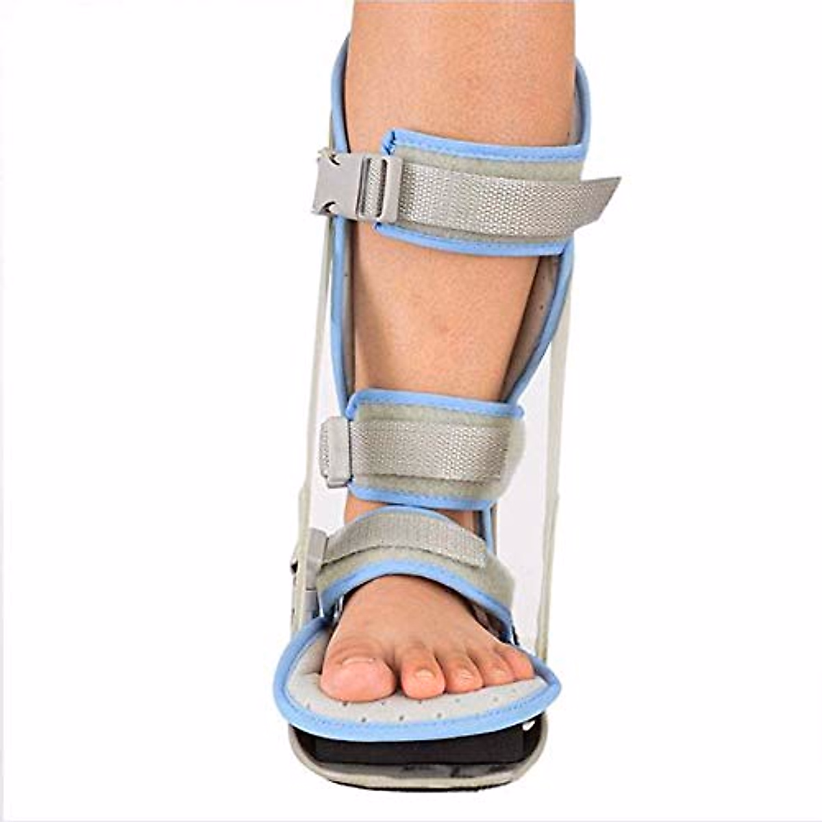 Drop Foot Brace Orthosis Plantar Fasciitis Posterior Night Splint - Adjustable Ankle Foot Orthosis Support - for Sprains Tendonitis Post-Op Cast Support and Injury Protection