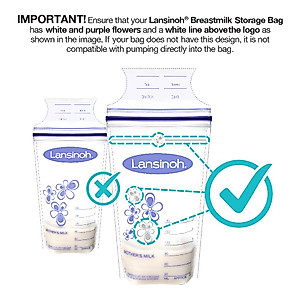 Lansinoh Breastmilk Storage Bags, 25 Count