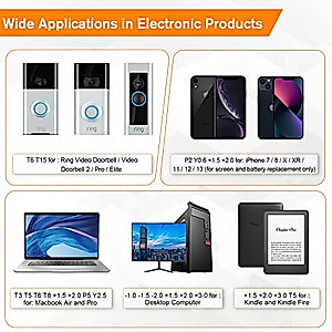 JOREST 33Pcs Precision Screwdriver Set, Tool Kit with Security Torx T5 T6 T8 T9, Triwing Y00, Star P5, etc, Repair for Ring Doorbell, Laptop, Switch, PS4, Xbox, Macbook, iPhone, Watch, Glasses, etc