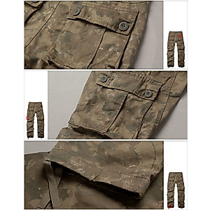 Match Men's Military Camouflage Wild Cargo Pants (44,Dark Forest camo)