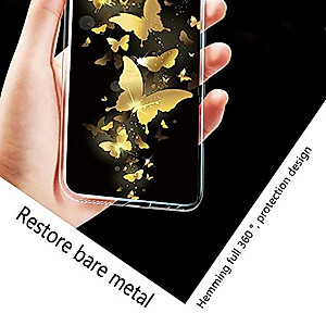 Phone Case for Cubot X50 (6.67"), with [2 x Tempered Glass Protective Film], KJYF Clear Soft TPU Shell Ultra-Thin [Anti-Scratch] [Anti-Yellow] Case for Cubot X50 - WMA30