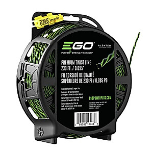 EGO AL2470B Premium Twist String, bi-component trimmer line (bulk package), Green
