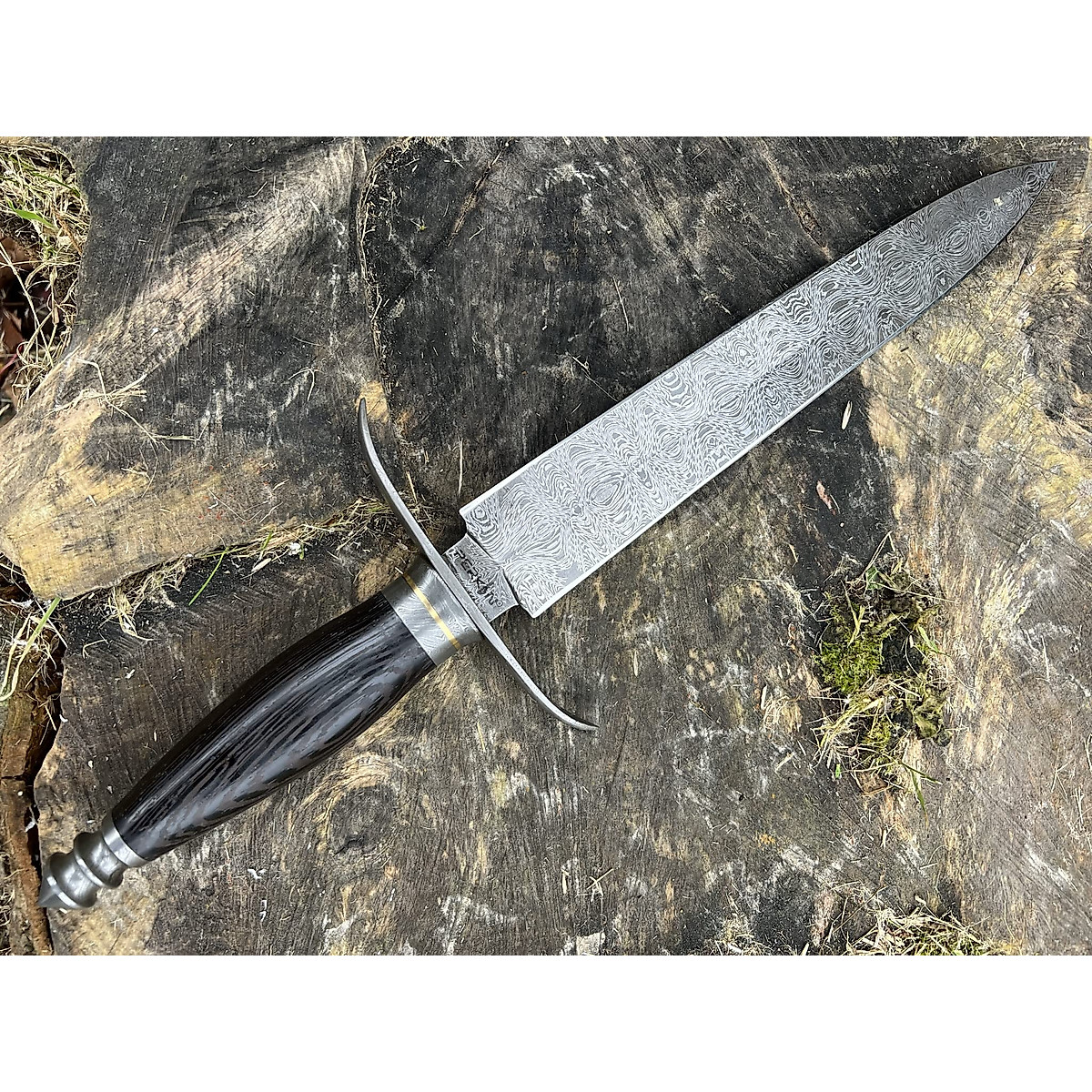 Perkin Damascus Steel Hunting Knife Handmade Knife Knives One Kind of Knife