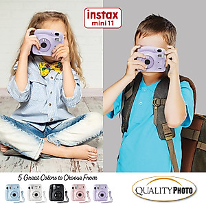 Fujifilm Instax Mini 11 Instant Camera with Case, Album and More Accessory Kit (Lilac Purple)…