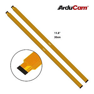 Arducam for Raspberry Pi Zero Camera Cable Set, 2 Pack 11.8" (30cm) Ribbon Flex Extension Cables for Pi Zero&W