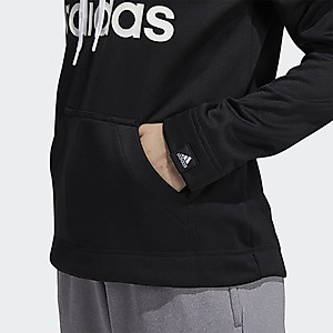 adidas Women's Game and Go Big Logo Hoodie, Black/Chalk White, X-Small