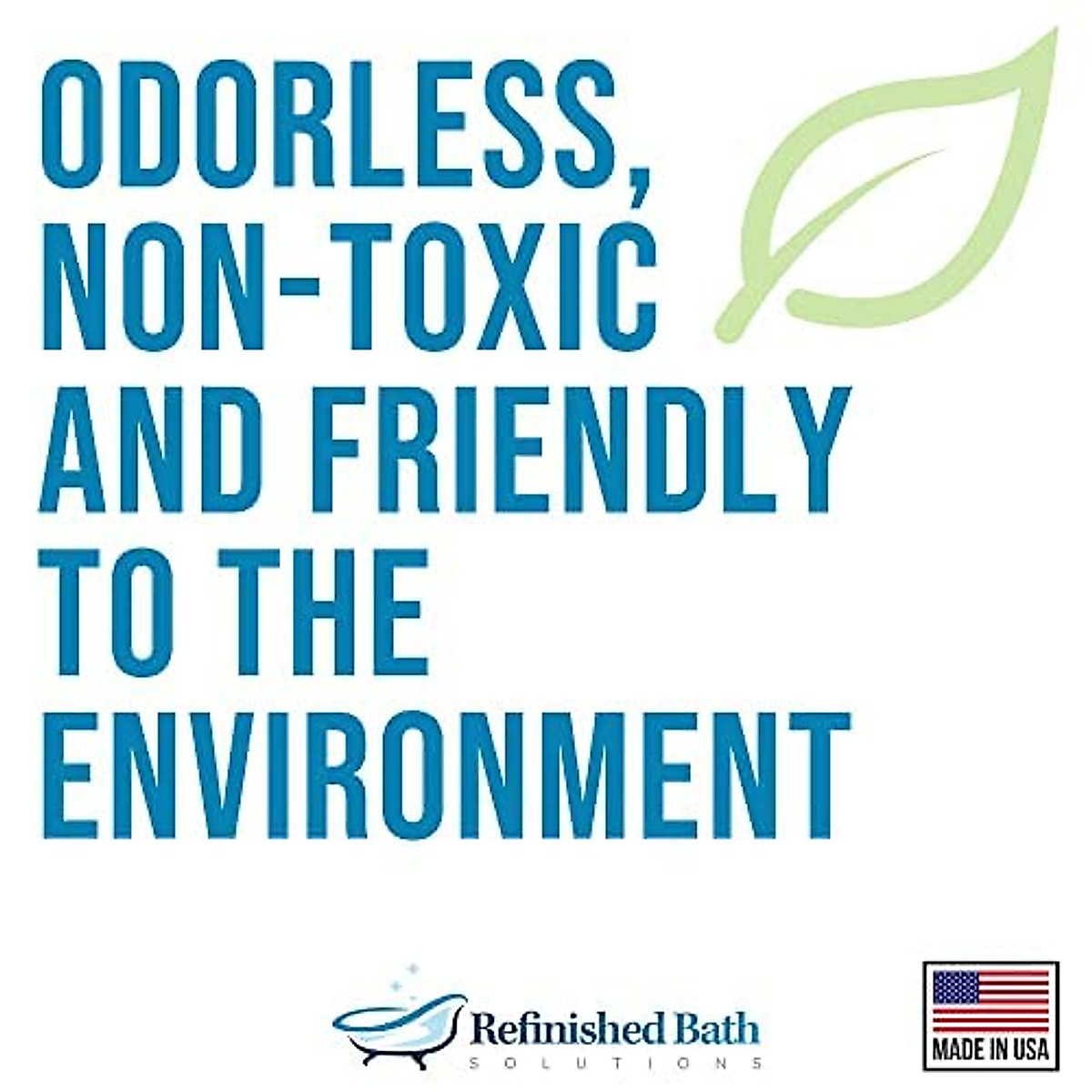 Ekopel Pour On Bathtub Refinishing Kit - No VOC - Made in The USA - Most Durable Tub Reglazing - Longest Lasting Tub And Countertop Paint- Gloss White