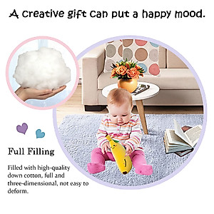 zhidiloveyou Banana Plush Pillow Stuffed Banana Plushie Cute Fruit Toy for Kids, 13.7 inch