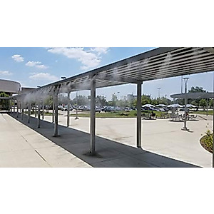 Hydrobreeze Outdoor Mistcooling System- 100 ft 3/8 Beige Tubing - 25 Misting Nozzles