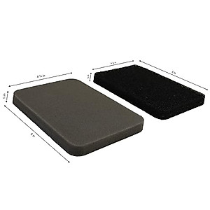 2-pack Universal Generator Part replacement for Generac 0G84420151 Air Filter