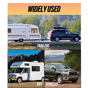 Zlirfy Trailer Lock Kit,Tow Hitch Lock,Trailer Hitch Lock Set,Fit 1-7/8",2",and 2-5/16" Couplers,Boat Camper Accessories for Travel Trailers,Universal Trailer Locks Ball Hitch