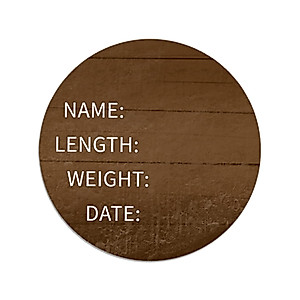 Baby Announcement Sign Jungle Elephant Birth Stat Sign for Boys Girls Hospital Nursery Decor, Newborn Information Plaque for Photo Prop Gender Reveal Baby Shower