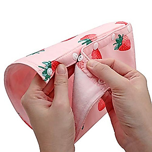 Handmade Small Animal Tunnel Sleeping Hideout Cave Nest with Canvas for Hedgehog Guinea Pig Hamster Rat Ferret Hamster Squirrel and Other Small Animal Beds (Strawberry)