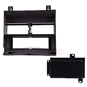 PIT66 Car Stereo Radio Install Dash Kit W/O Wire Harness Compatible with 1988-1994 Chevy GMC Trucks Radio Mount Dashboard Cover Grey