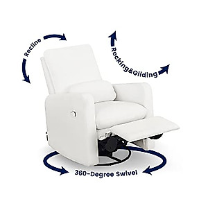 Delta Children babyGap Cloud Recliner with LiveSmart Evolve - Sustainable Performance Fabric, Artic