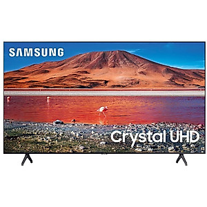 SAMSUNG UN55TU7000 55 inches 4K Ultra HD Smart LED TV (2020 Model) (Renewed)