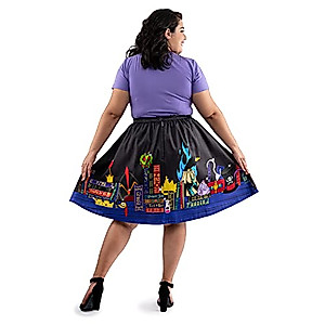 Loungefly Stitch Shoppe Disney Villains Happily Never After Ariana Top, Size Medium