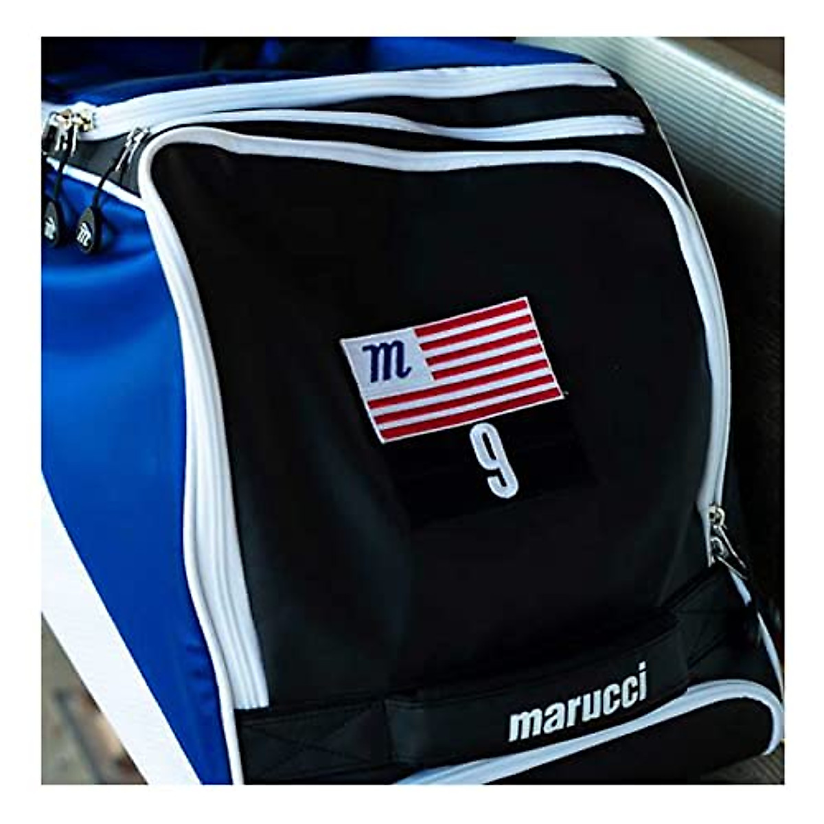 Marucci Wheeled Utility Bag, Royal Blue/White