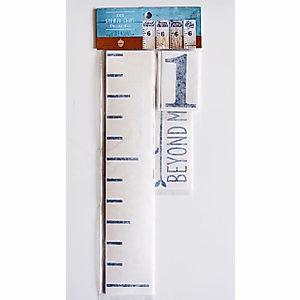 Little Acorns DIY Vinyl Growth Chart Ruler Decal Kit, Loved Beyond Measure