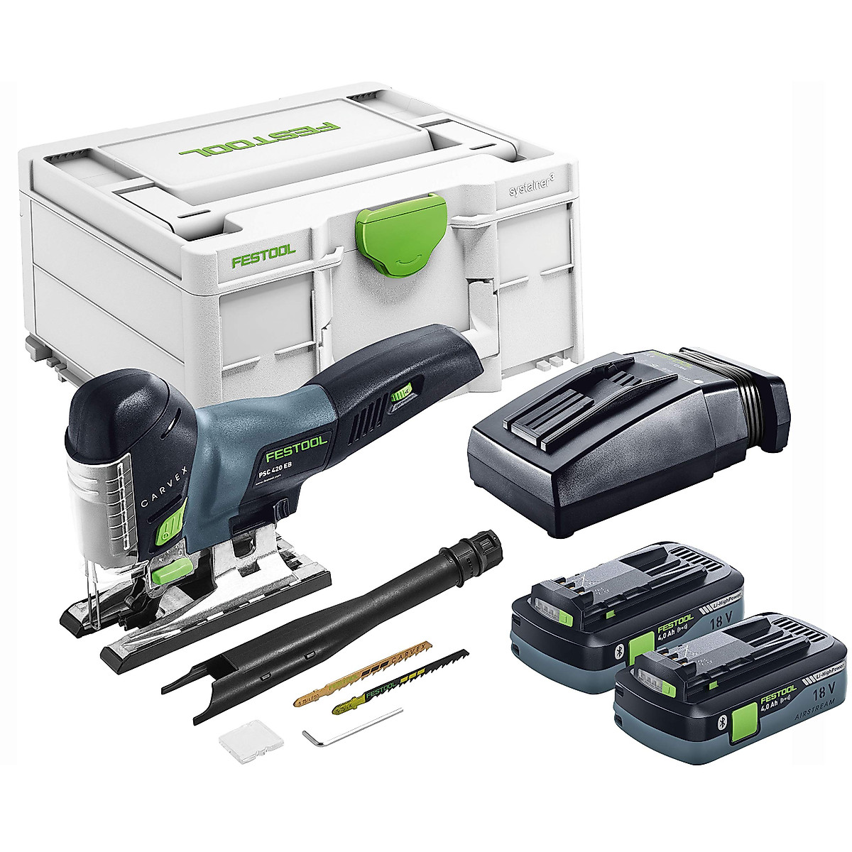 Festool Cordless PSC 420 HPC 4 Carvex Jig Saw 576527