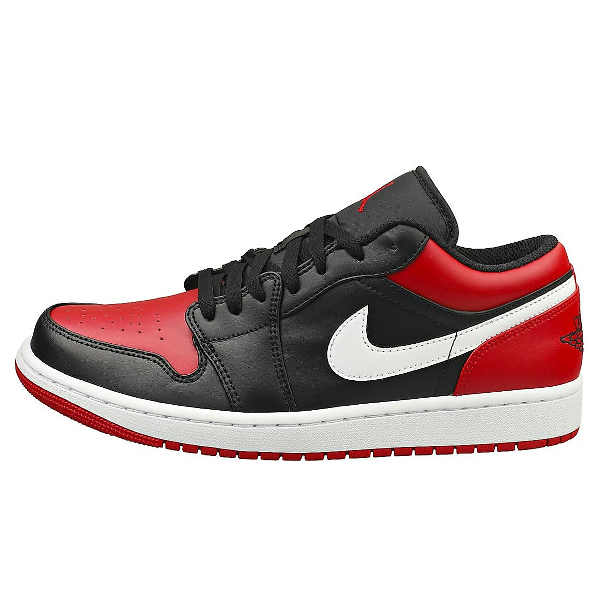 Nike Air Jordan 1 Low Men's Shoes Alternate Bred Toe 553558 066 - Size 11.5 White/Black