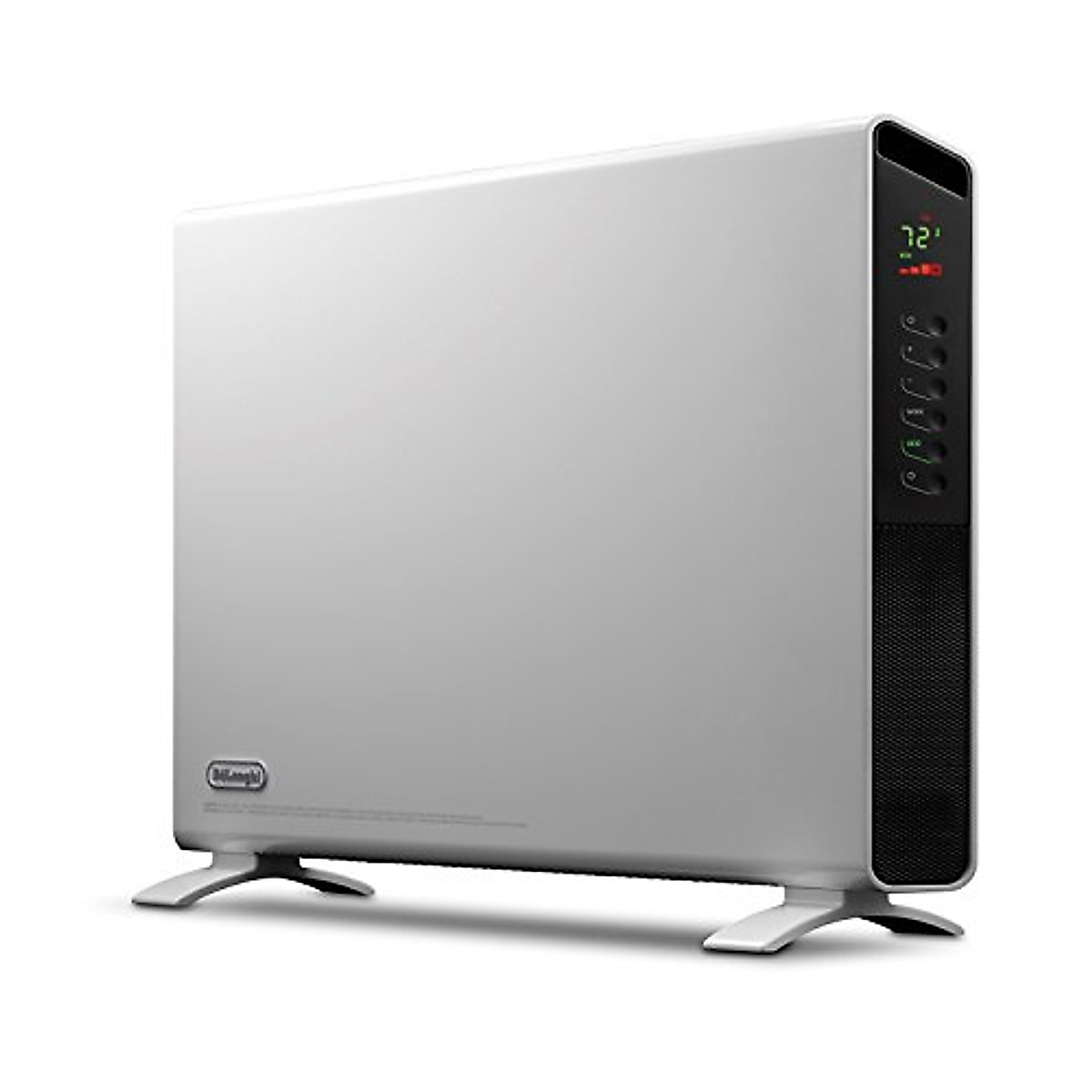 DeLonghi Convection Panel Heater, Full Room Quiet 1500W, portable electric heater is freestanding/easily wall mounted. Energy Saving, quick heat distribution, timer, white, HCX9115E