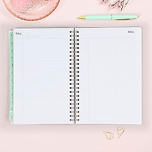 Blue Sky 2024 Weekly and Monthly Planner, January - December, 5" x 8", Frosted Cover, Wirebound, Laurel (144730)