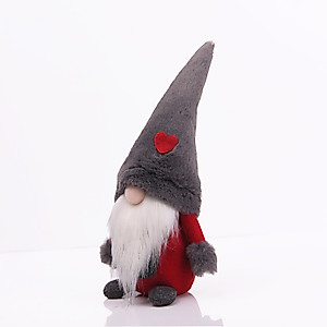 Amazlab Swedish Santa Gnome Plush, Handmade Scandinavian Tomte Nordic Nisse Sockerbit Elf Dwarf Home Household Ornaments, Christmas Santa Decoration