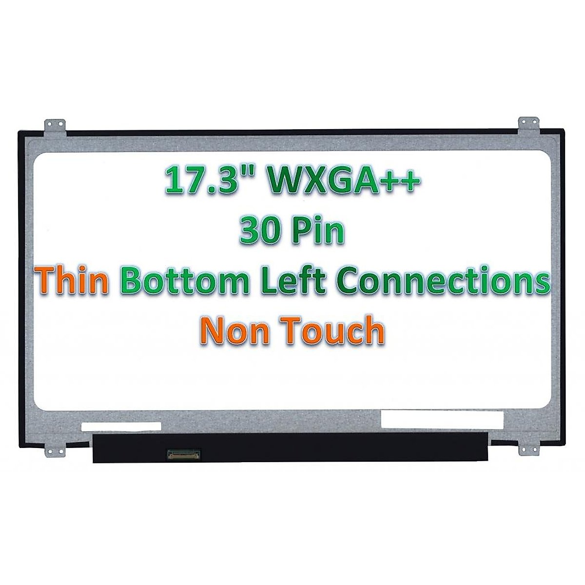 Generic New 17.3" WXGA++ LED DIODE Replacement Substitute LAPTOP LCD Screen Compatible with Dell M04fx/ 0M04FX/ N173FGA-E34 REV.C1