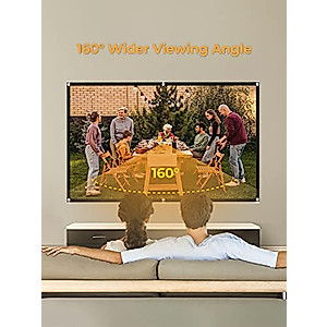 WiFi Bluetooth Projector with 12 inch Lightweight Tripod Stand, with 100 inch Projector Screen, WEWATCH 8500L Portable Movie Projector for Home Outdoor, 1080P Video and 260" Display Supported