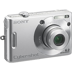Sony Cybershot DSCW30 6MP Digital Camera with 3x Optical Zoom