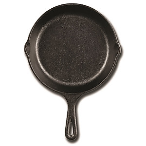 Lodge Heat Enhanced and Seasoned Cast Iron Skillet, 6.5-Inch, Black