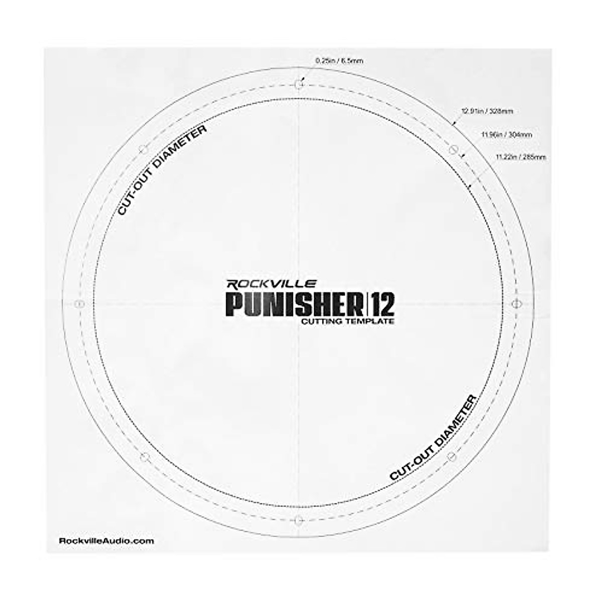 Rockville Punisher 12D1 12" 5600w Peak Car Audio Competition Subwoofer Dual 1-Ohm Sub 1400w RMS CEA Rated