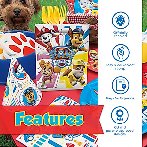 Unique Paw Patrol Party Supplies | Paw Patrol Party Favors Goodie Bags | Pack of 16 & Sticker