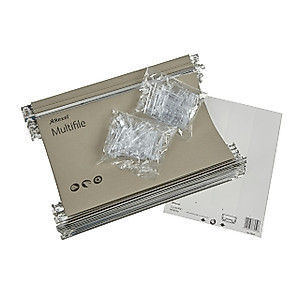 Rexel Multifile Foolscap Suspension File, 15 mm - Green