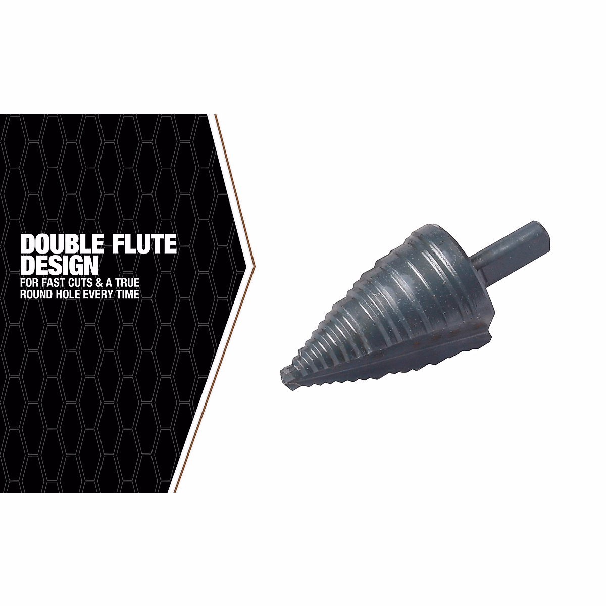 Southwire STEP BIT, DBL STRT FLUTE 1/4" TO 1-3/8"