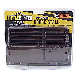 Little Buster Toys Brown Priefert Horse Stall - Perfect for stalling Your Favorite Quarter Horse