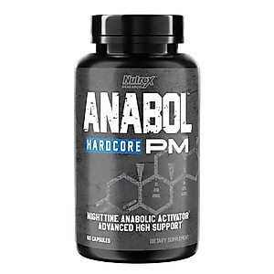 Anabol PM Nighttime Muscle Builder & Sleep Aid | Anabolic Muscle Building Supplement | Clinically Researched RIPFACTOR, Epicatechin & More | Post Workout Muscle Recovery & Strength – 60 Pills