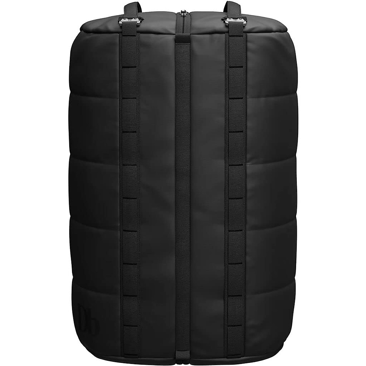 Db Journey Roamer Split Duffel Bag, Travel Duffel, Convertible Weekender with Ergonomic Straps for Comfort, Carry On Backpack with Roller Bag Hook Up System, 70L - Black Out