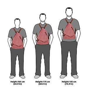 KL928 Canvas Vintage Backpack – Large Casual Daypack Outdoor Travel Rucksack Hiking Backpacks for Men Women