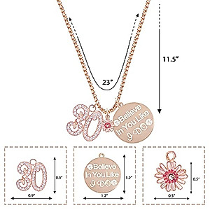 30th Birthday,30th Birthday Gift,30th Birthday Decorations,30 Birthday Gifts for Women,30th Birthday Bracelet,30th Birthday Necklaces for Women,30 Year Old Gifts,30th Birthday Jewelry for Women