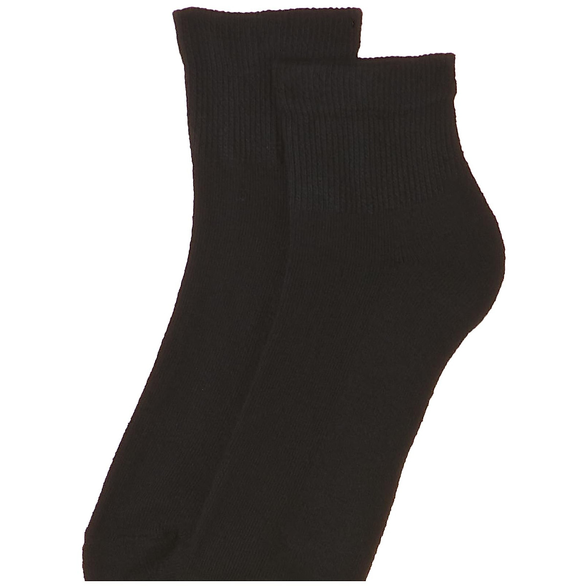Hanes mens X-temp Cushioned Ankle Socks, 12-pair Pack Casual Sock, Black, 6 12 US