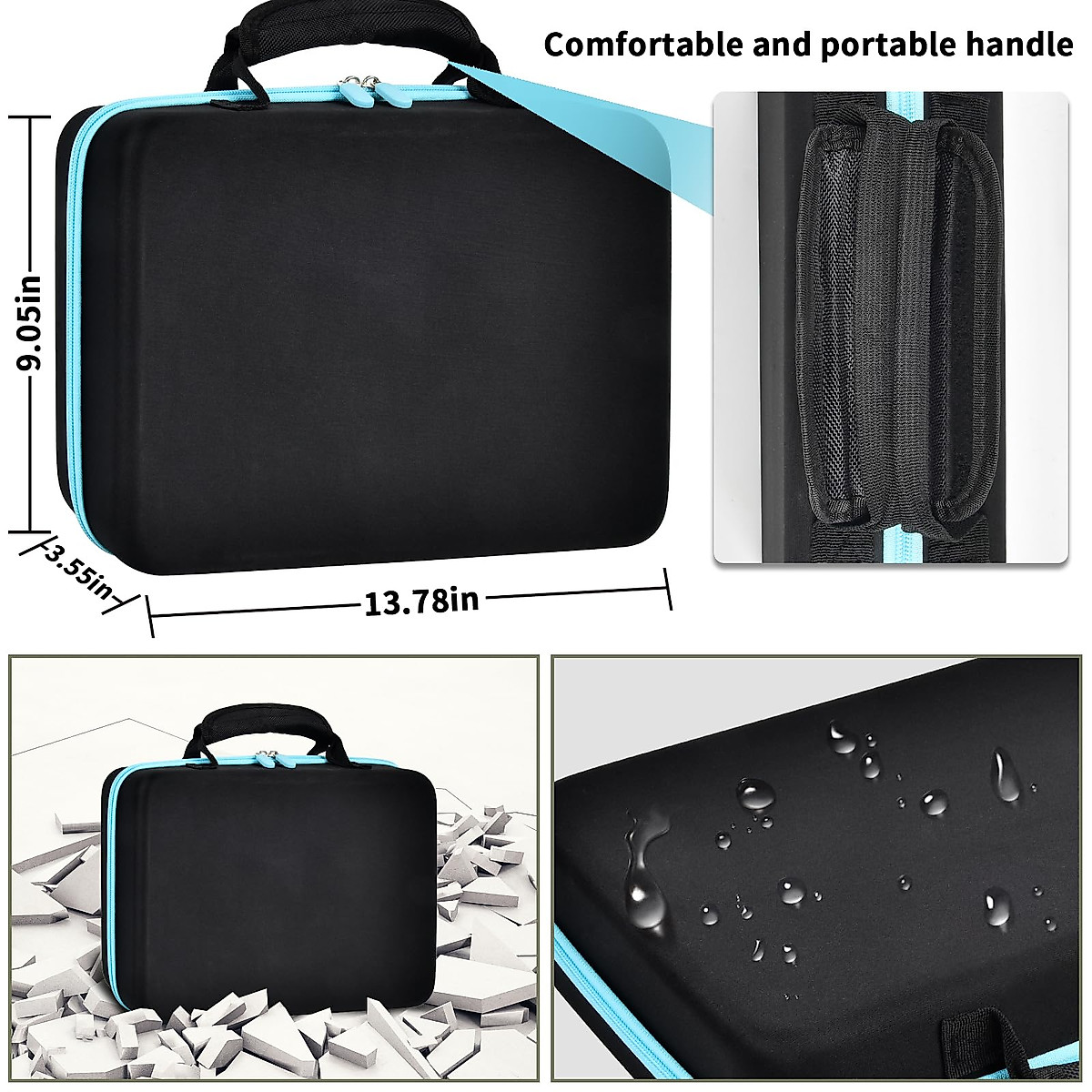 Knife Display Case for 45+ Pocket Knives, for Butterfly Knife Storage Bag, Folding Knives Organizer Holder Box, Knives Collection Protector for Survival, Tactical, Outdoor, Kitchen, EDC Mini Knife