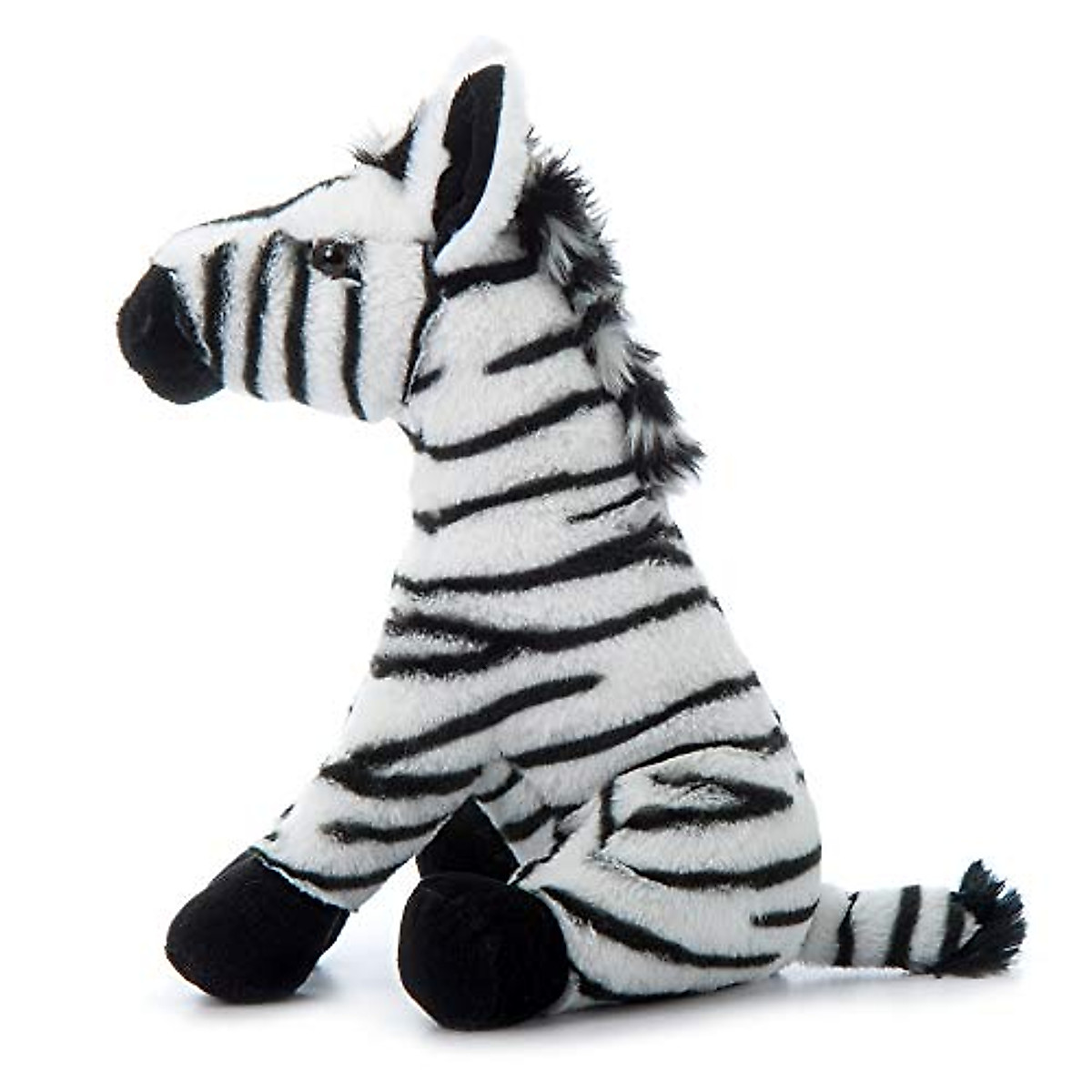 The Petting Zoo Zebra Stuffed Animal, Gifts for Kids, Wild Onez Zoo Animals, Zebra Plush Toy 12 inches