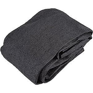 Cliselda 8ft x 50ft Privacy Fence Screen, Black Fence Covering Privacy with Grommets, Heavy Duty Fencing Mesh Shade Net Cover for Outdoor Yard Wall Garden Backyard Commercial Residential