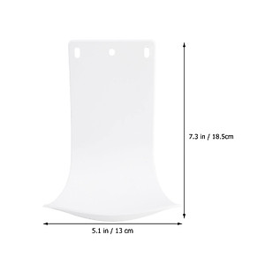 Yardwe Drip Tray for Automatic Hand Soap Dispenser Drip Tray Wall Mount Soap Dispenser Bracket Drip Catcher Prevent Dripping Spraying Easy to Clean