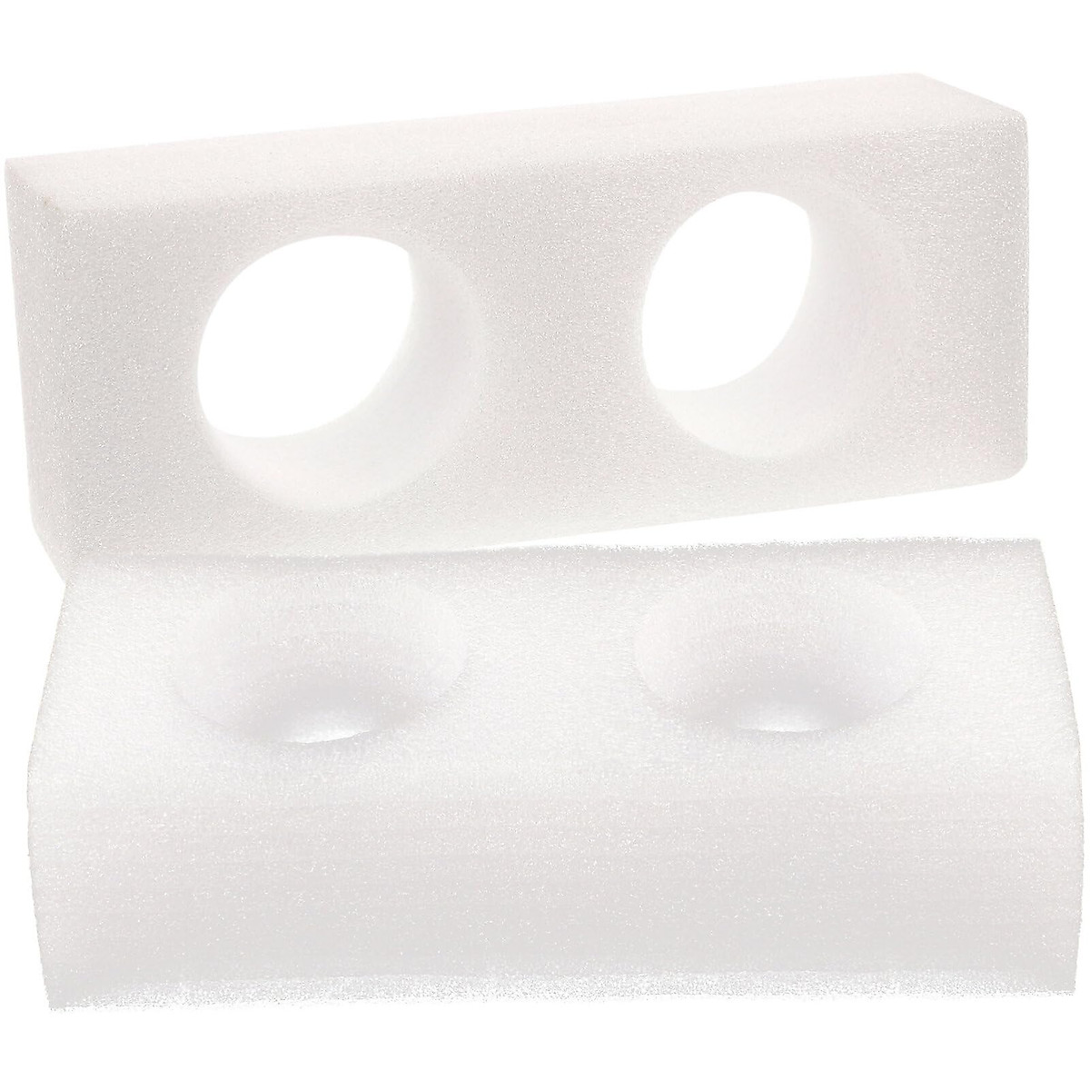 Cabilock 2pcs Takeaway Cup Holder Floating Drink Holder for Pool Coffee to go Carrier Bowl Racks Disposable Coffee Cups Coffee Cup Carrier Tray White epe Pearl Cotton Packing car take