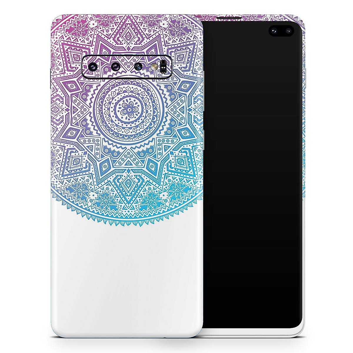 DesignSkinz Tribal Ethnic Mandala v5 Protective Vinyl Decal Wrap Skin Cover Compatible with The Samsung Galaxy S20 (Screen Trim & Back Glass Skin)