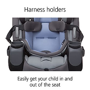 Safety 1st Grow and Go Comfort Cool All-in-One Convertible Car Seat, Rear-Facing 5-50 lbs, Forward-Facing 22-65 lbs, and Belt-Positioning Booster 40-100 lbs, Tide Pool