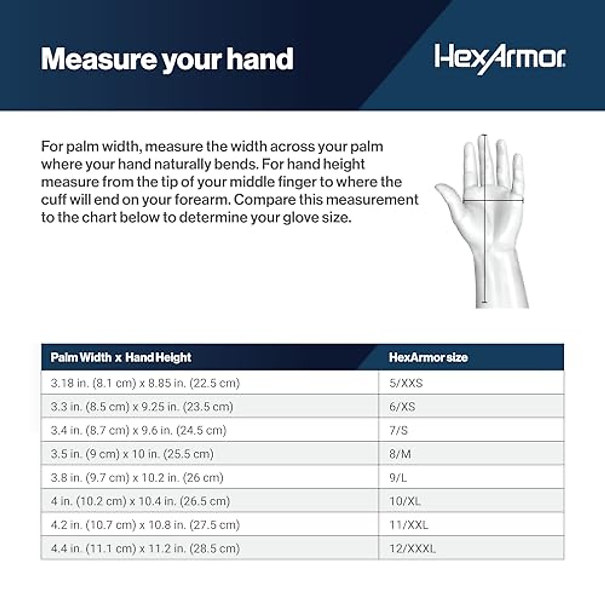 HexArmor Abrasion-Resistant Touchscreen Tactical Gloves | HexBlue™ 2132STL | Medium